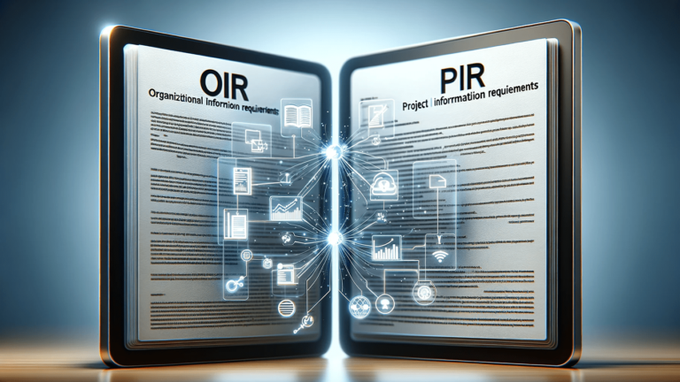 Synergizing Organisational Information Requirements (OIR) and Project ...